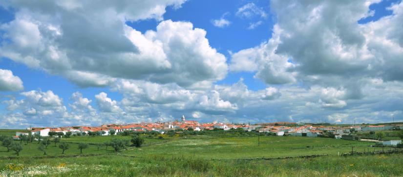 Panorámica del pueblo, MEMBRIO (Cáceres)