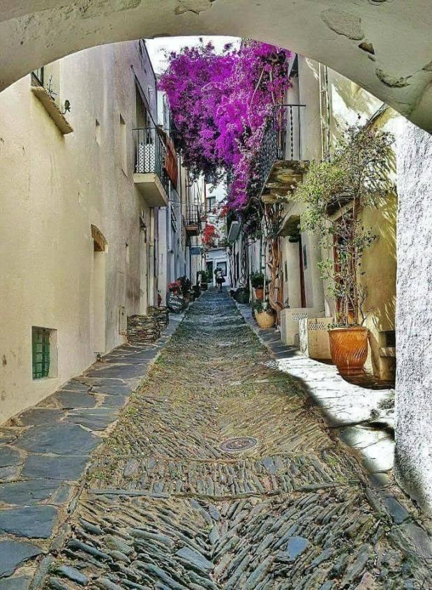 Calle tipica, CADAQUES (Gerona)