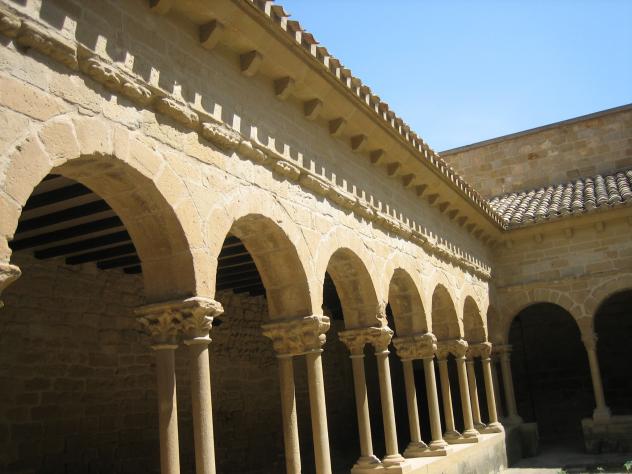 claustro románico, OLITE (Navarra)