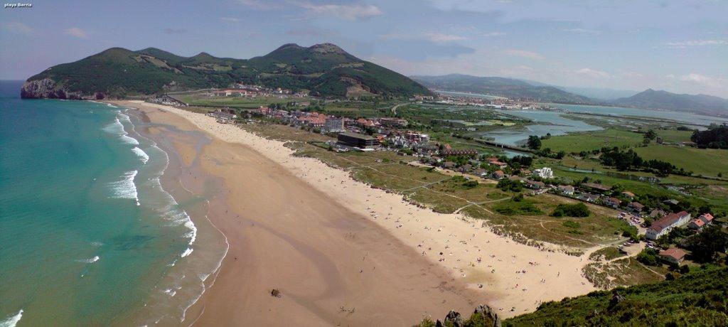 Panorámica de Playa de Berria, SANTOÑA (Cantabria)