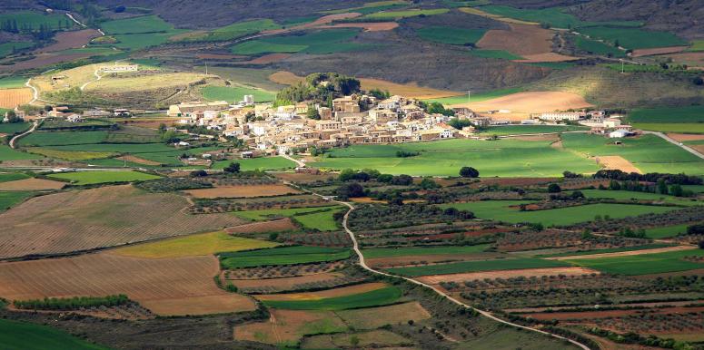 Vista desde el sur, ESLAVA (Navarra)