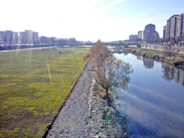 Zona verde en el río Segre, LERIDA (Lérida)