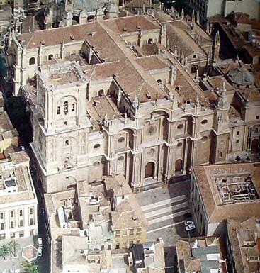 Vista aérea de la Catedral, GRANADA