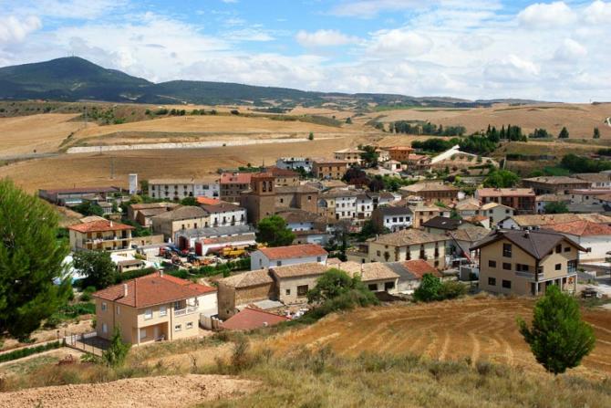 Vista del pueblo, ENERIZ (Navarra)