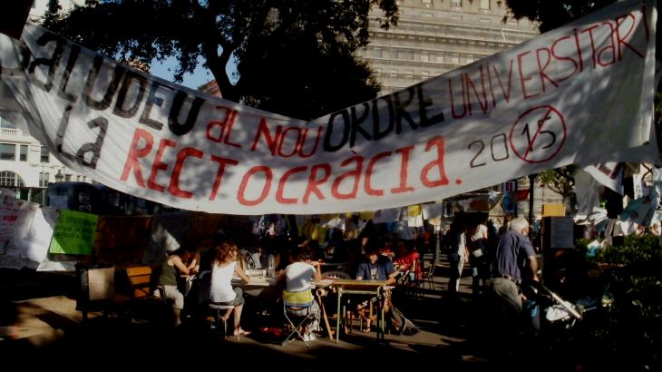 Pancartas de protesta, BARCELONA